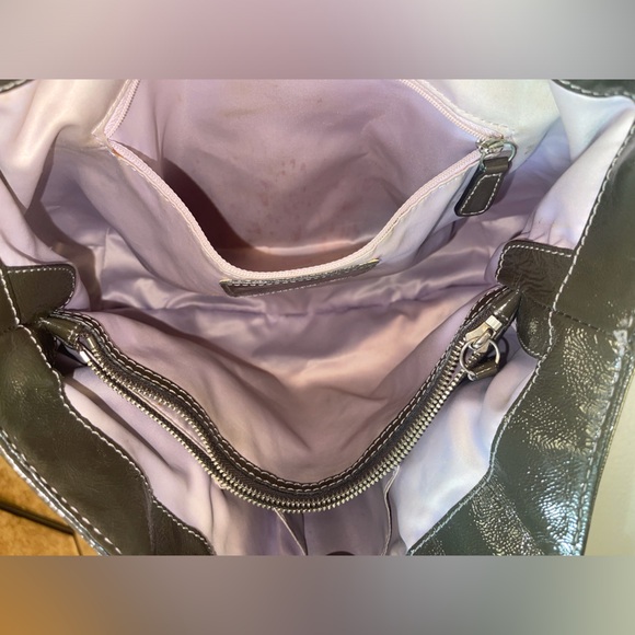 Coach | Bags | Coach Alexandra Patent Leather Shoulder Purse Satchel ...